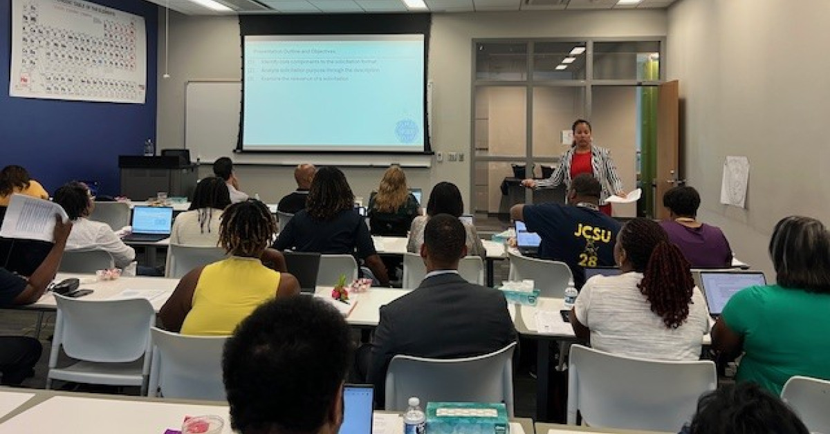 JCSU Hosts Two-Day Grant Writing Boot Camp for Faculty and Staff ...